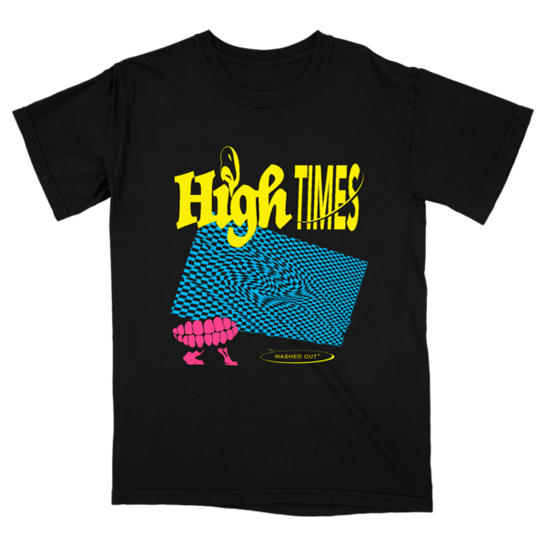 Black High Times Tee - Washed Out