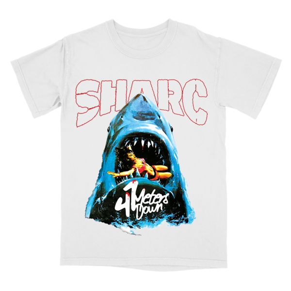 Sharc Attack Tee - White - SossHouse