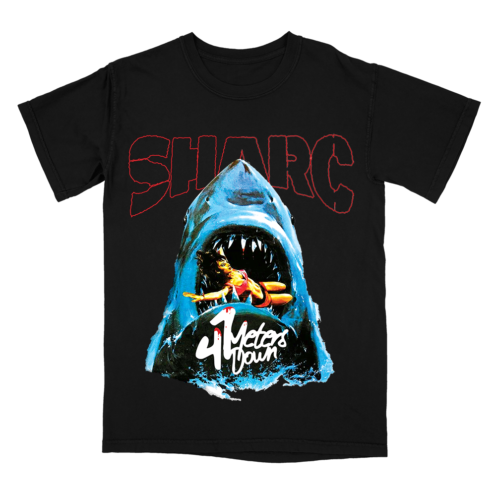 Sharc Attack Tee - Black - SossHouse