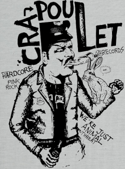 Crapoulet Records - Tshirt Crapou MinorFlag