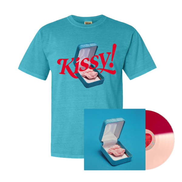 Mood Ring Vinyl + Kissy Album Cover Tee Bundle - Choice of Transparent ...