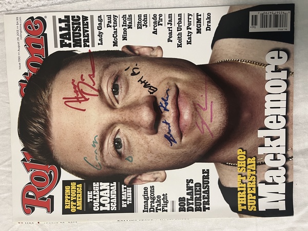 Diarrhea Planet SIGNED Rolling Stone Covers - Infinity Cat