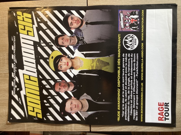 Sonic Boom Six - poster affiche - GUERILLA ASSO