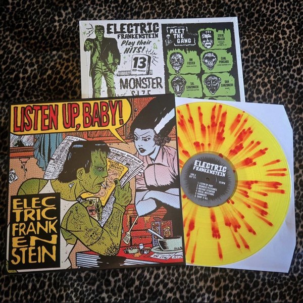 Reptilian Records - ELECTRIC FRANKENSTEIN - LISTEN UP, BABY! LP